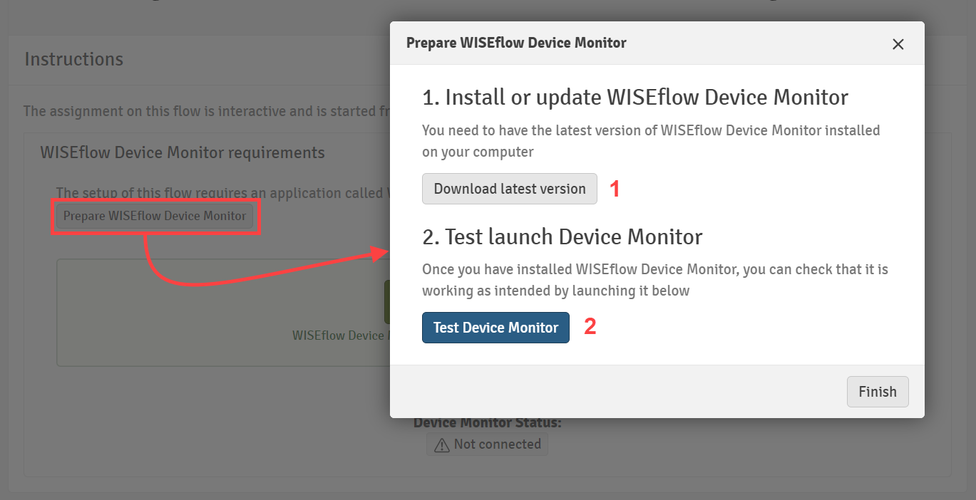 WISEflow Device Monitor - Installation